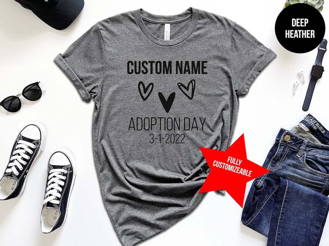 Custom Adoption Shirt, Personalized Adoption Shirt, Personalized ...