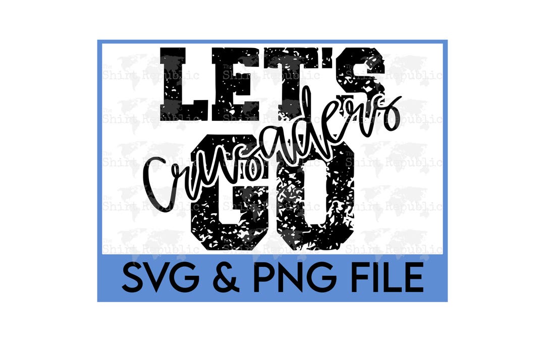 Crusaders Mascot SVG, Great Day to Be a Crusader, Go Crusaders PNG ...