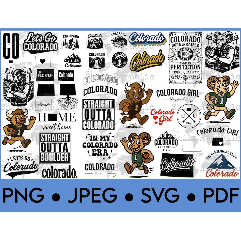 Colorado Svg - Etsy
