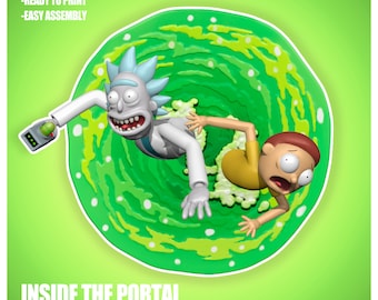 Rick Morty Portal | Etsy