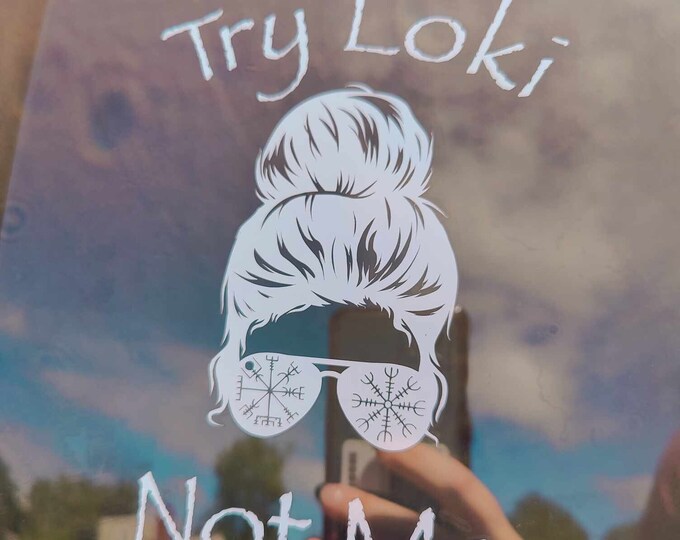 Try Loki Car Decal/car Sticker/norse Gods/ Trickster God Decal - Etsy