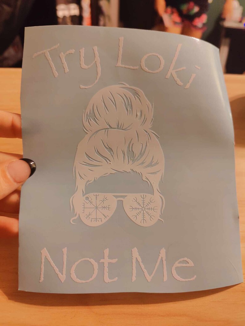 Try Loki Car Decal/car Sticker/norse Gods/ Trickster God Decal - Etsy