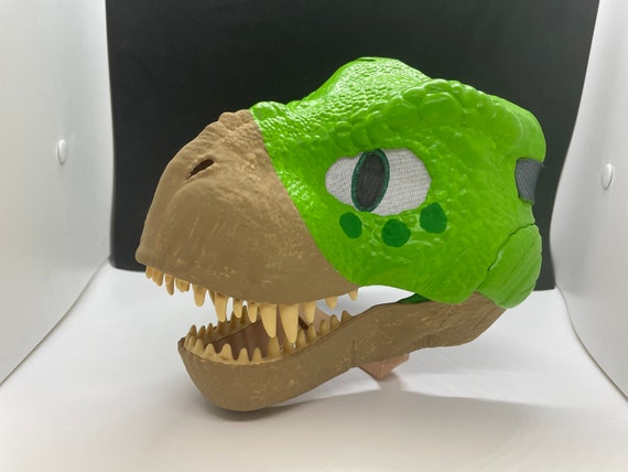 Painted Dino Mask | Etsy