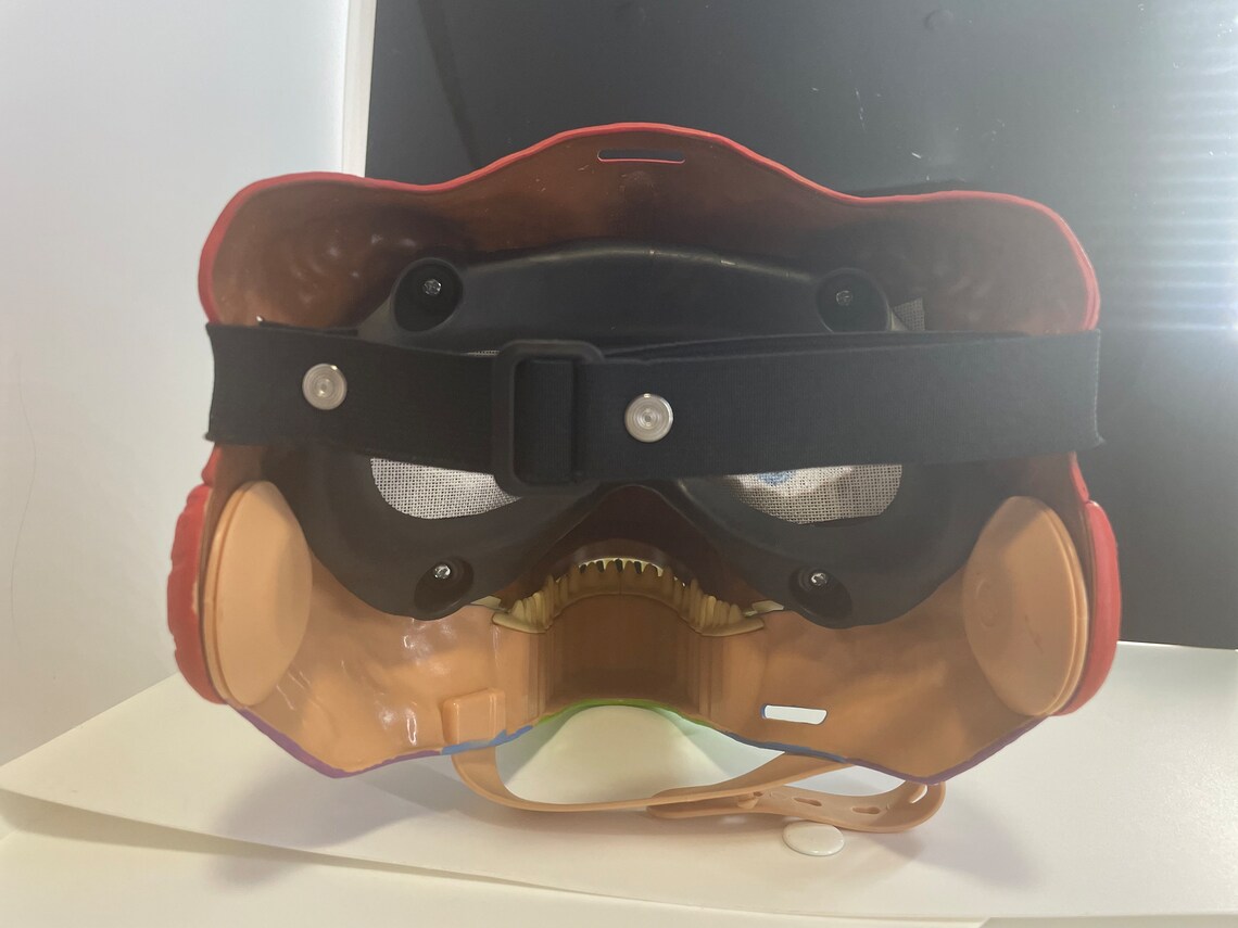 Rainbow Dino Mask - Etsy