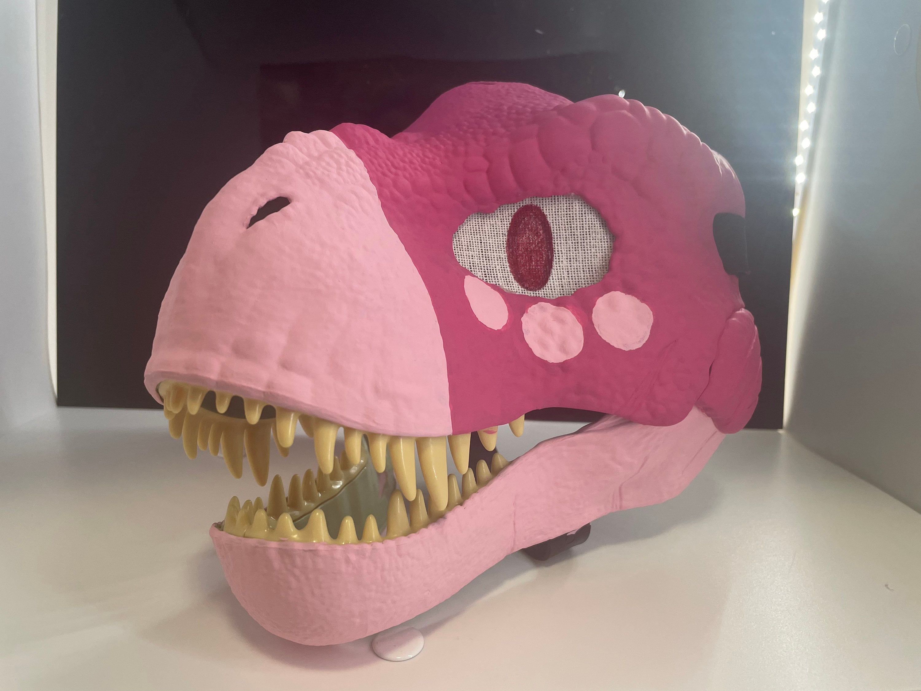 Painted Dino Mask - Etsy