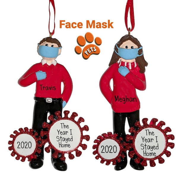 Covid Ornament - Etsy