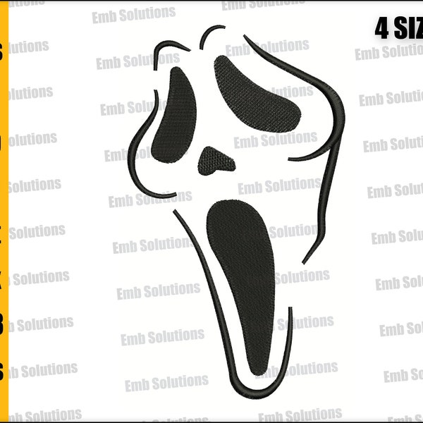 Mask Machine Embroidery Design - Etsy