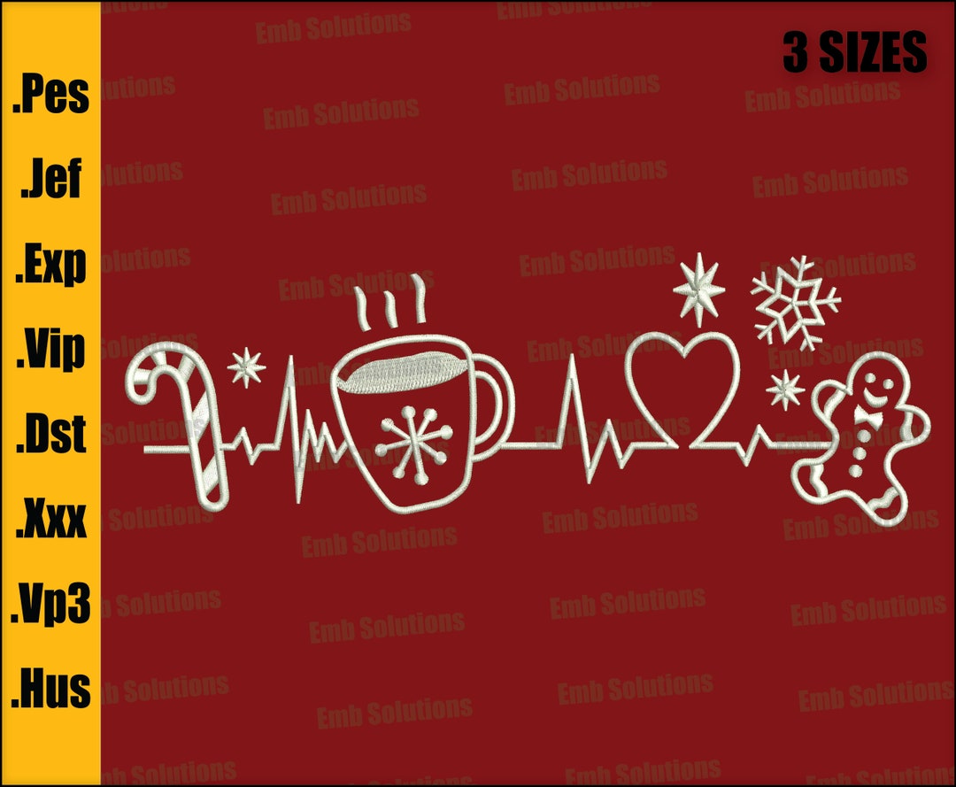 Christmas Hallmark Embroidery Design, Christmas Cookies and Candies ...