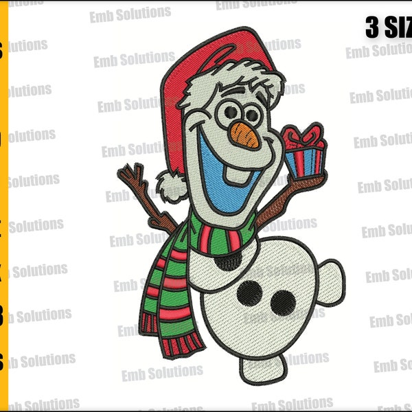 Olaf Embroidery - Etsy