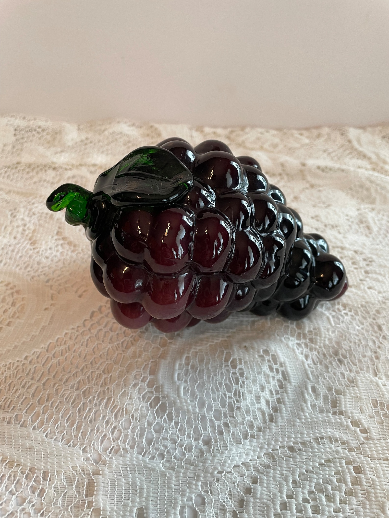 Vintage Art Glass Fruit Decor - Etsy