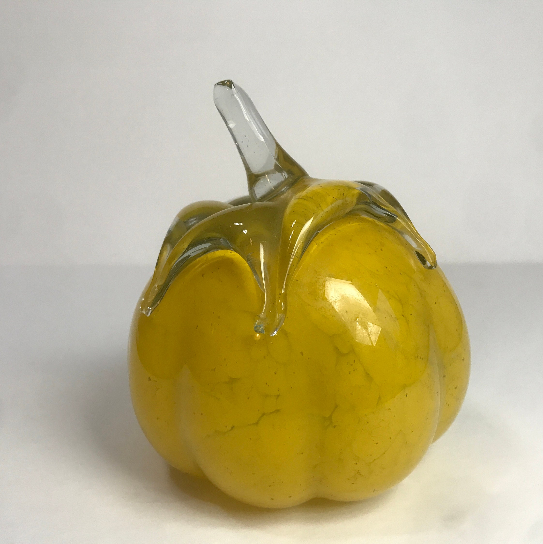 Vintage Blown Art Glass Squash Glass Sculptures & Figurines Glass Art ...