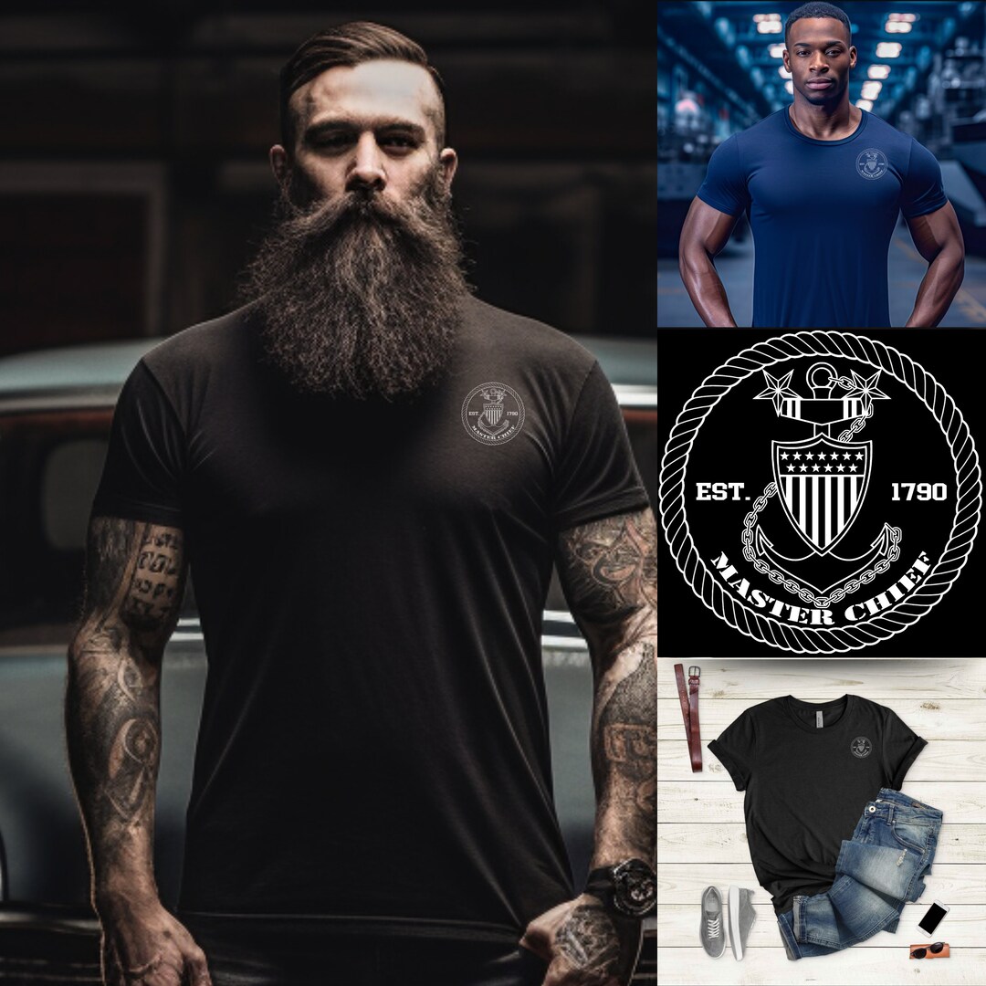 Coast Guard Master Chief T-shirt, E9, Master Chief Petty Officer T ...