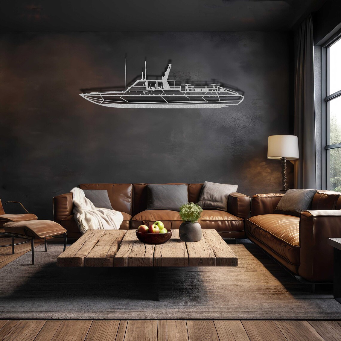 MKV, SWCC, Wall Art, Metal Wall Art, Metal Wall Decor, Minimalist Wall ...