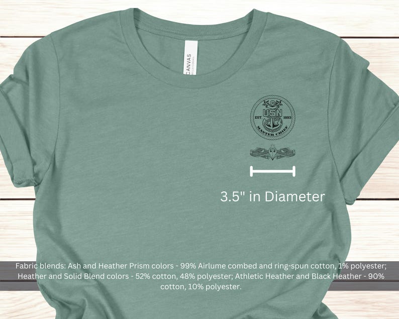 US Navy Master Chief T-shirt - Military Pride Apparel, Gift for Navy ...