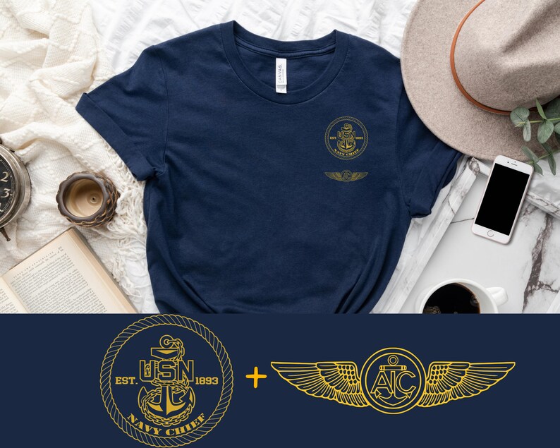 Navy Chief Aircrew Qualification Shirt, Navy Chief E7 CPO Chief Petty ...