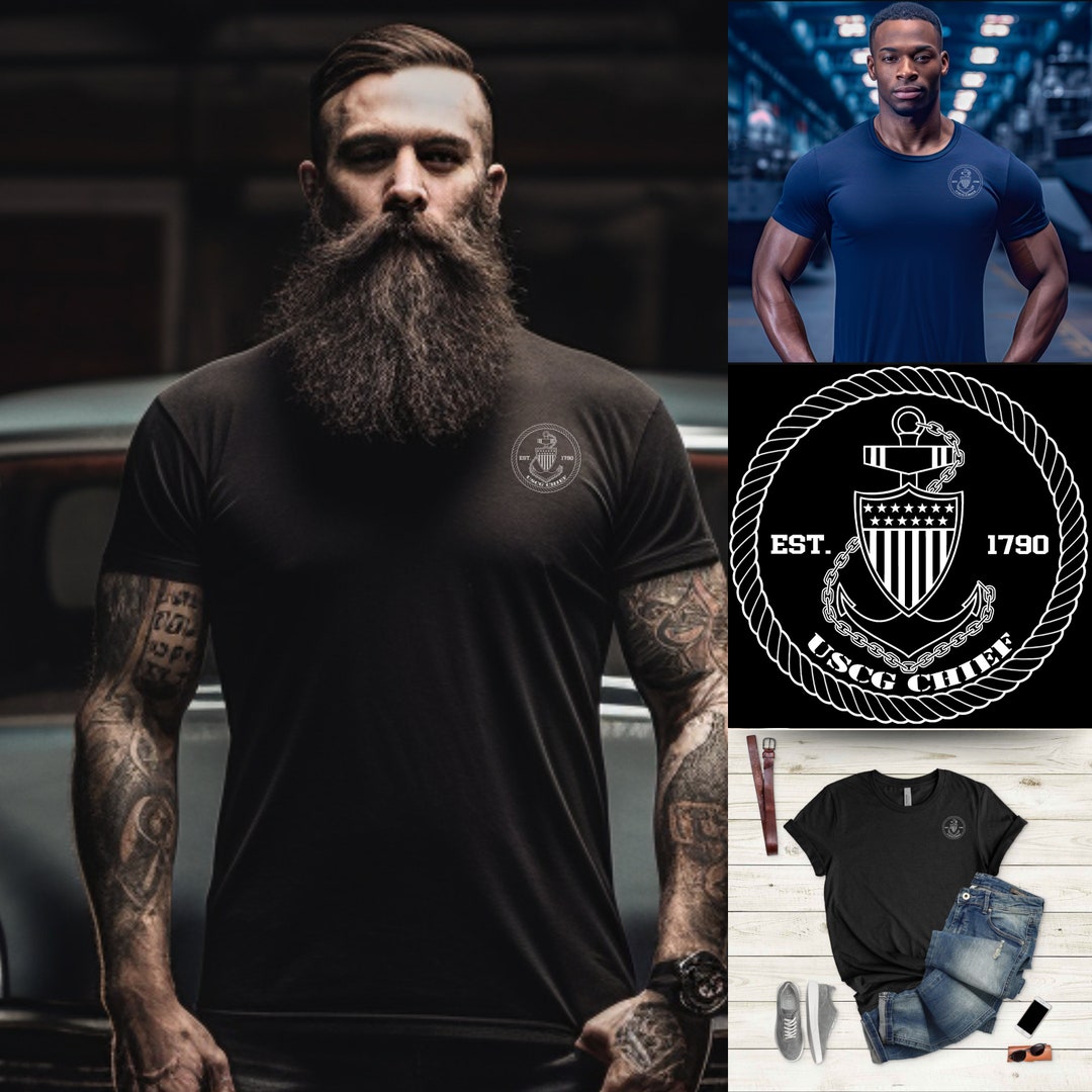 Coast Guard CPO Chief T-shirt, E7, CGCPO Chief Petty Officer T-shirt ...