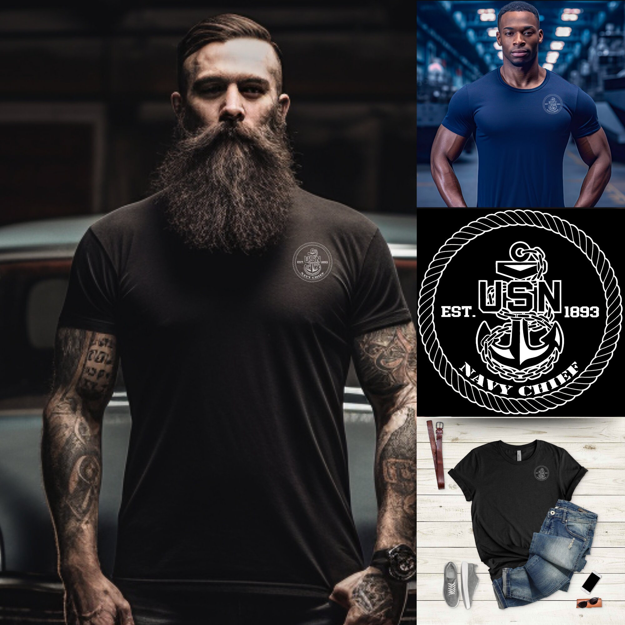 Navy Chief Goat Tattoos