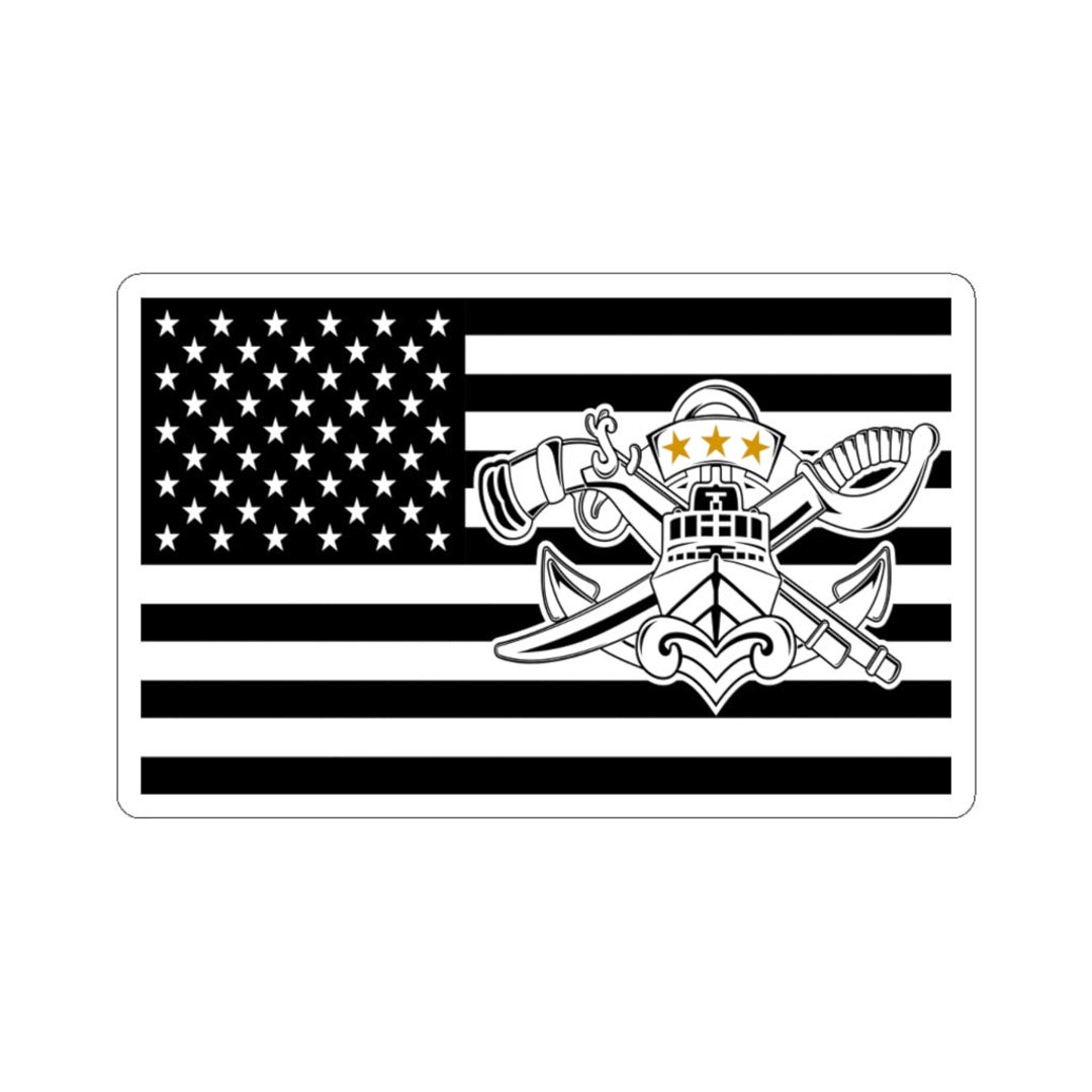 Navy SWCC Flag Sticker (BW/BW) - Etsy
