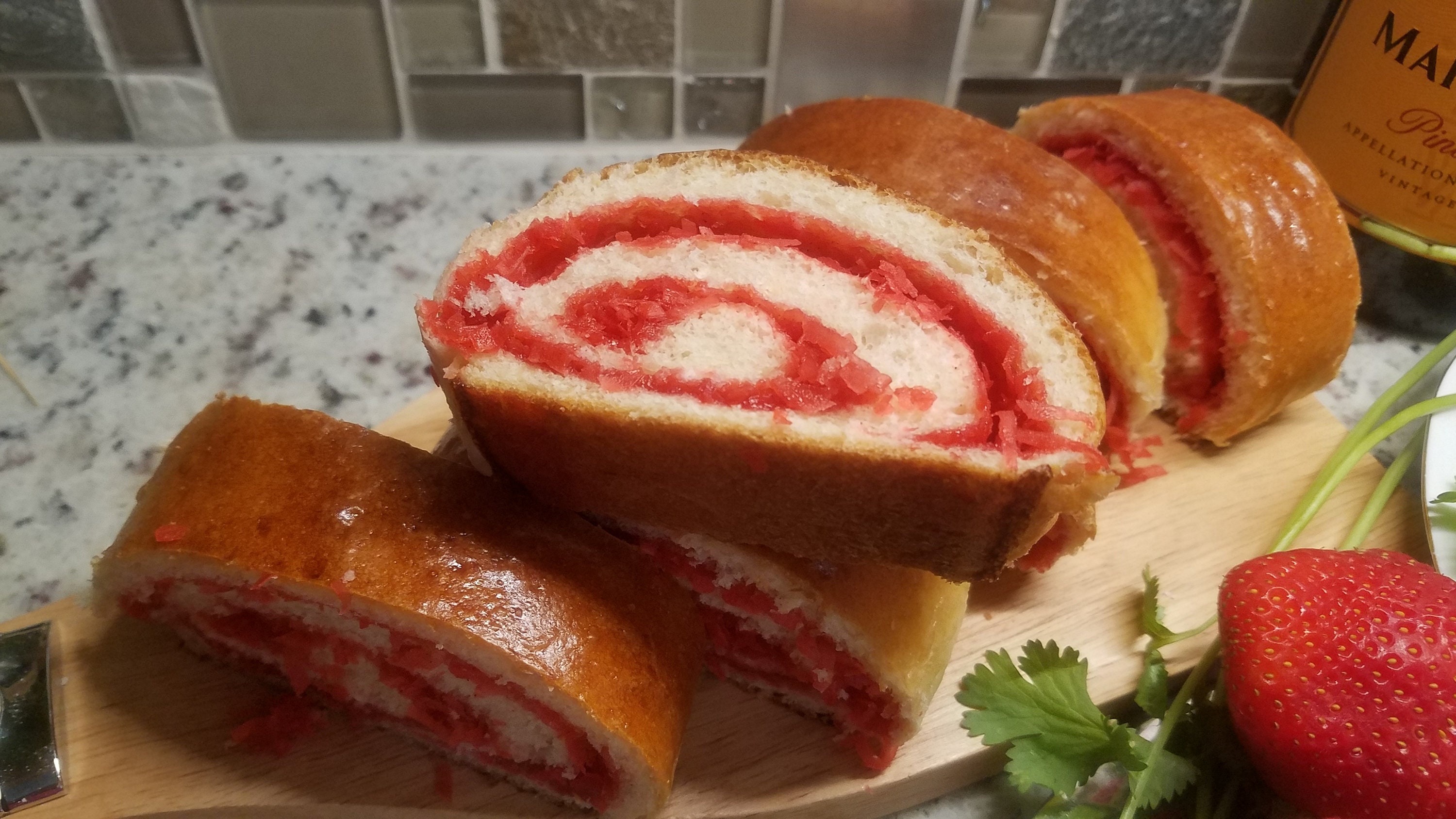 Salara Guyanese Coconut Red Bread. Homemade Authentic Soft . Delicious ...