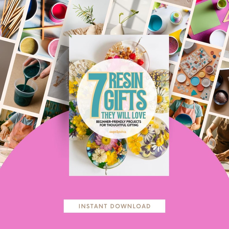 7 Resin Gift Tutorials PDF | Beginner Epoxy Resin Projects | DIY ...