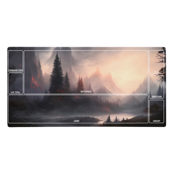 Playmat with magic zone layout - Etsy México