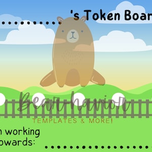 Train Token Board/ Behavior Chart for ABA, Parents, BCBA, RBT - Etsy