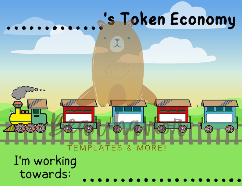 Train Token Board/ Behavior Chart for ABA Parents BCBA RBT - Etsy