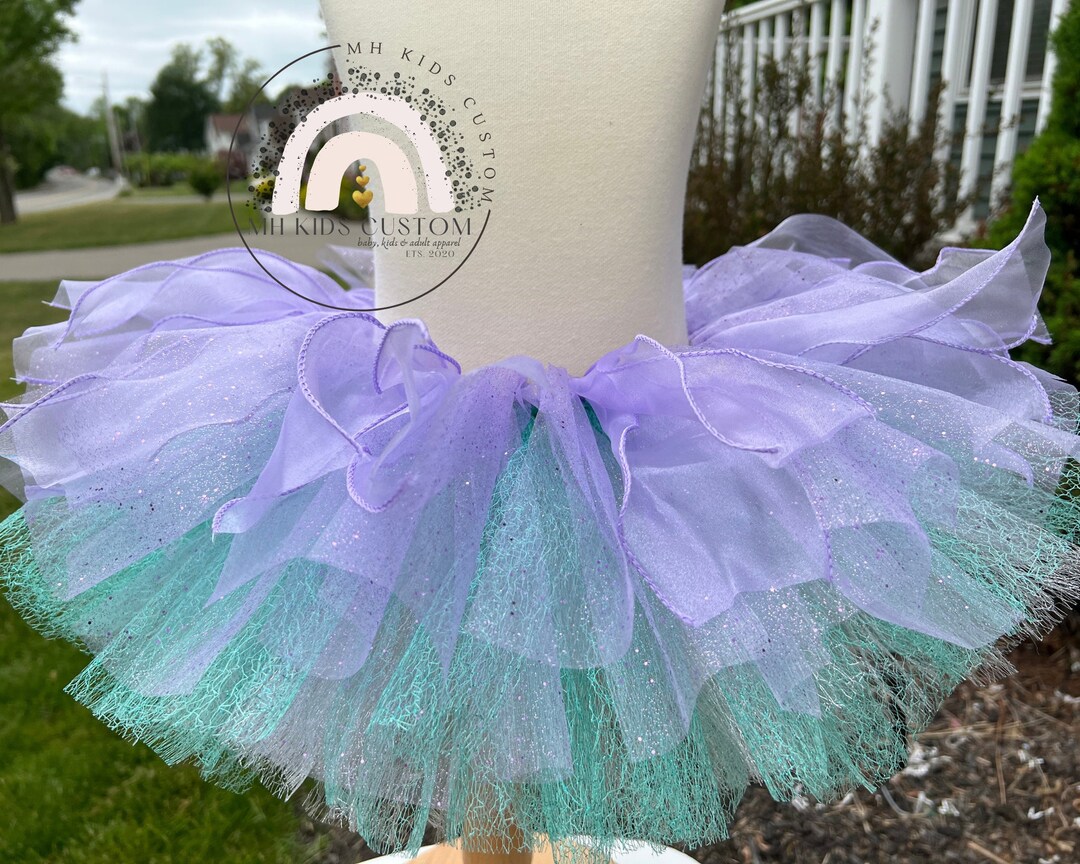 Mermaid Birthday Tutu, Girl Mermaid Tutu, Girl Traditional Tutu ...