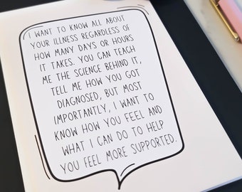 Serious Illness Card | Etsy