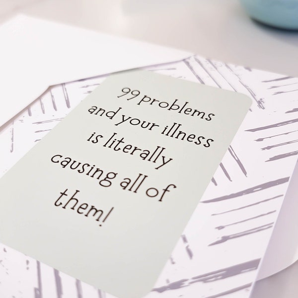 Chronic Illness Greeting Card - Etsy
