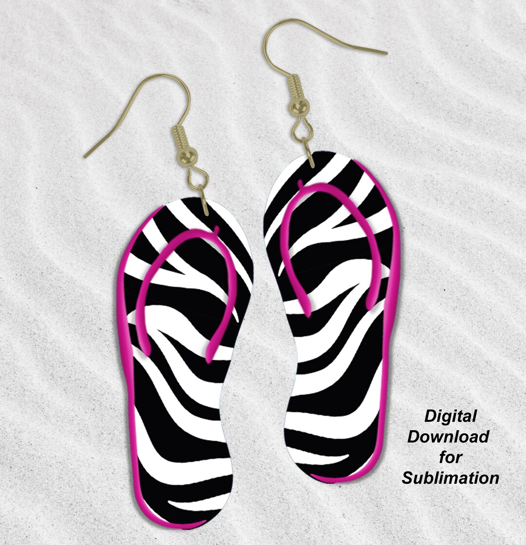 Flipflop Sublimation Design-flip Flop Design Instant Digital Download ...