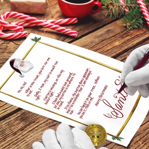 Printable Card for Santa Button Digital Download Santa - Etsy