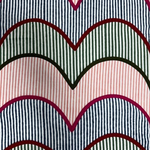 Mats, Valentine Love Heart Shape Indian Hand Block Stripes Printed ...