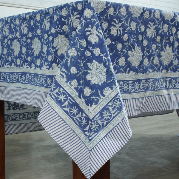 Block Print Tablecloth - Etsy