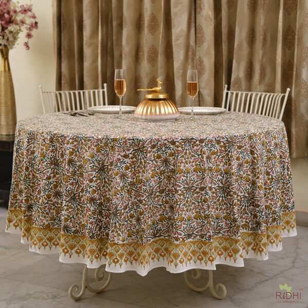 Block Print Tablecloth - Etsy