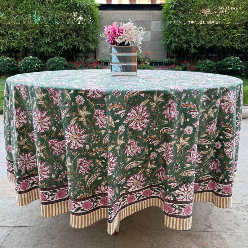 Flower Table Cloth - Etsy