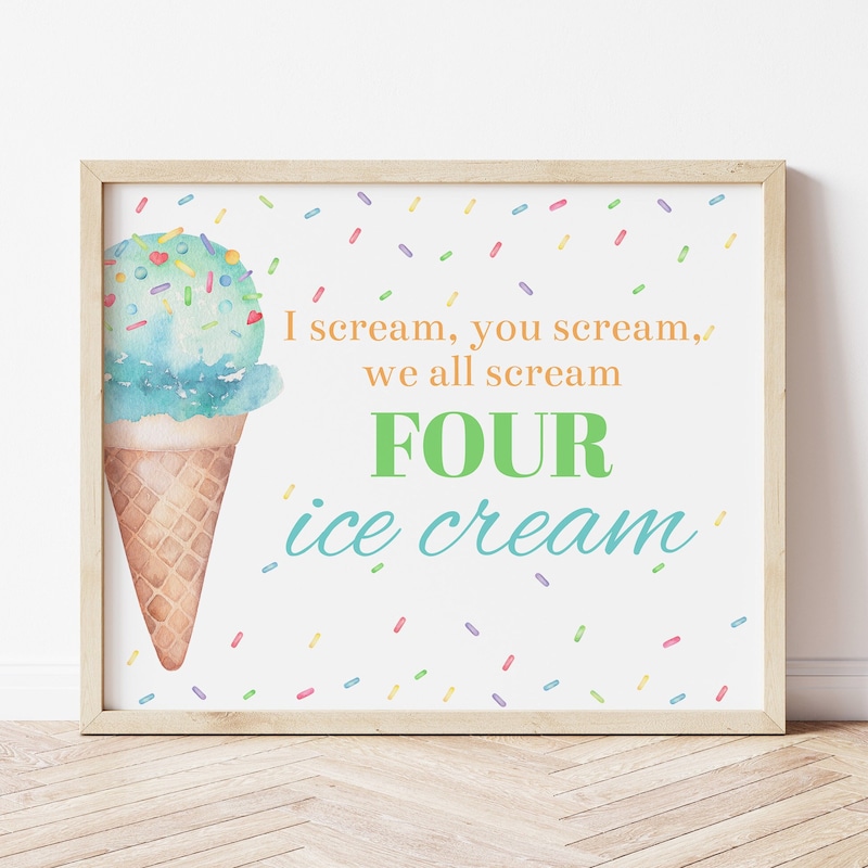 Ice Cream Signs - Etsy