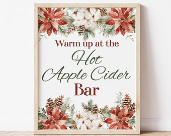 Hot Apple Cider Sign - Etsy
