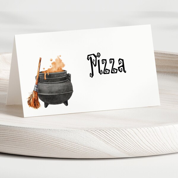 Halloween Place Card - Etsy