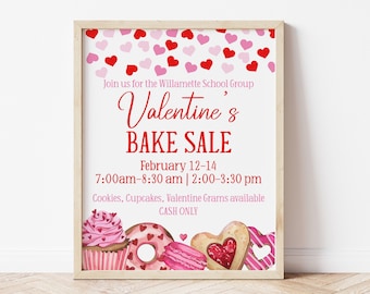 School Valentine Flyer - Etsy