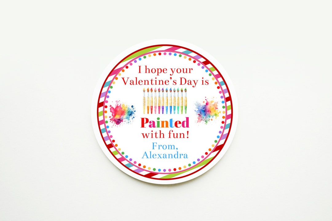 Shipped I Hope Your Valentine's Day is Painted With Fun Valentine Gift ...