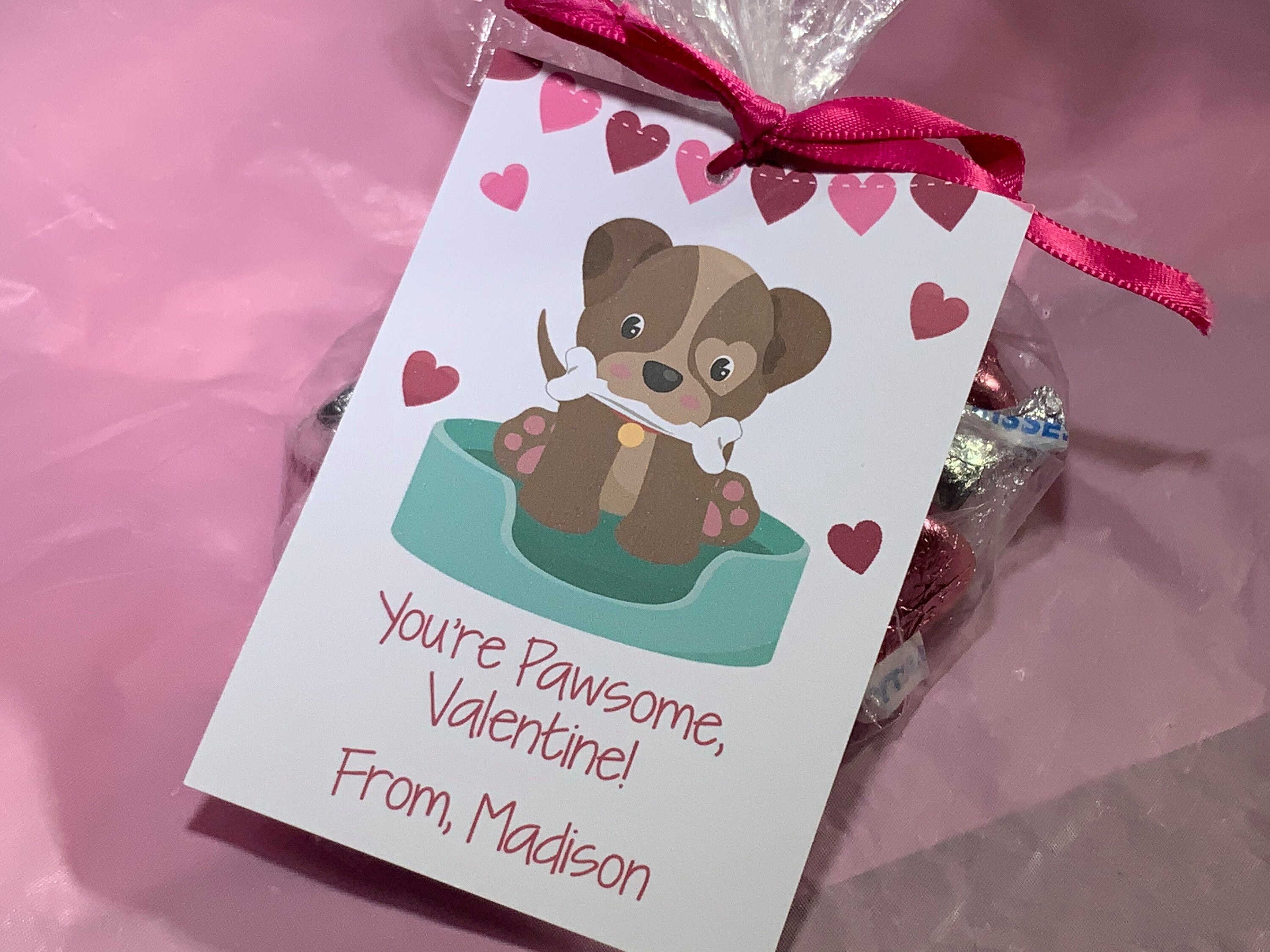 Editable Dog Valentine Printable Valentines You're | Etsy