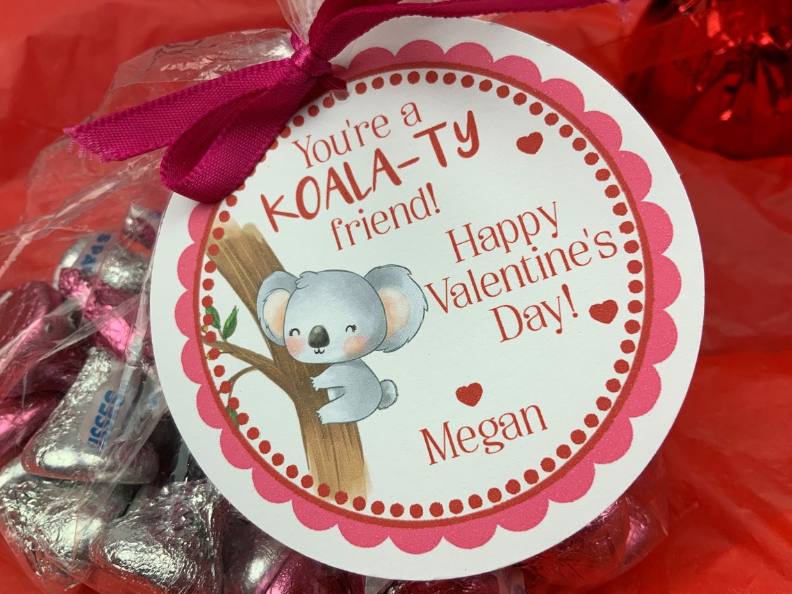 Koala Valentine Koalaty Valentine Koala Bear Valentines - Etsy
