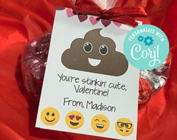 Editable Valentine Stinking Cute Instant Download Corjl | Etsy