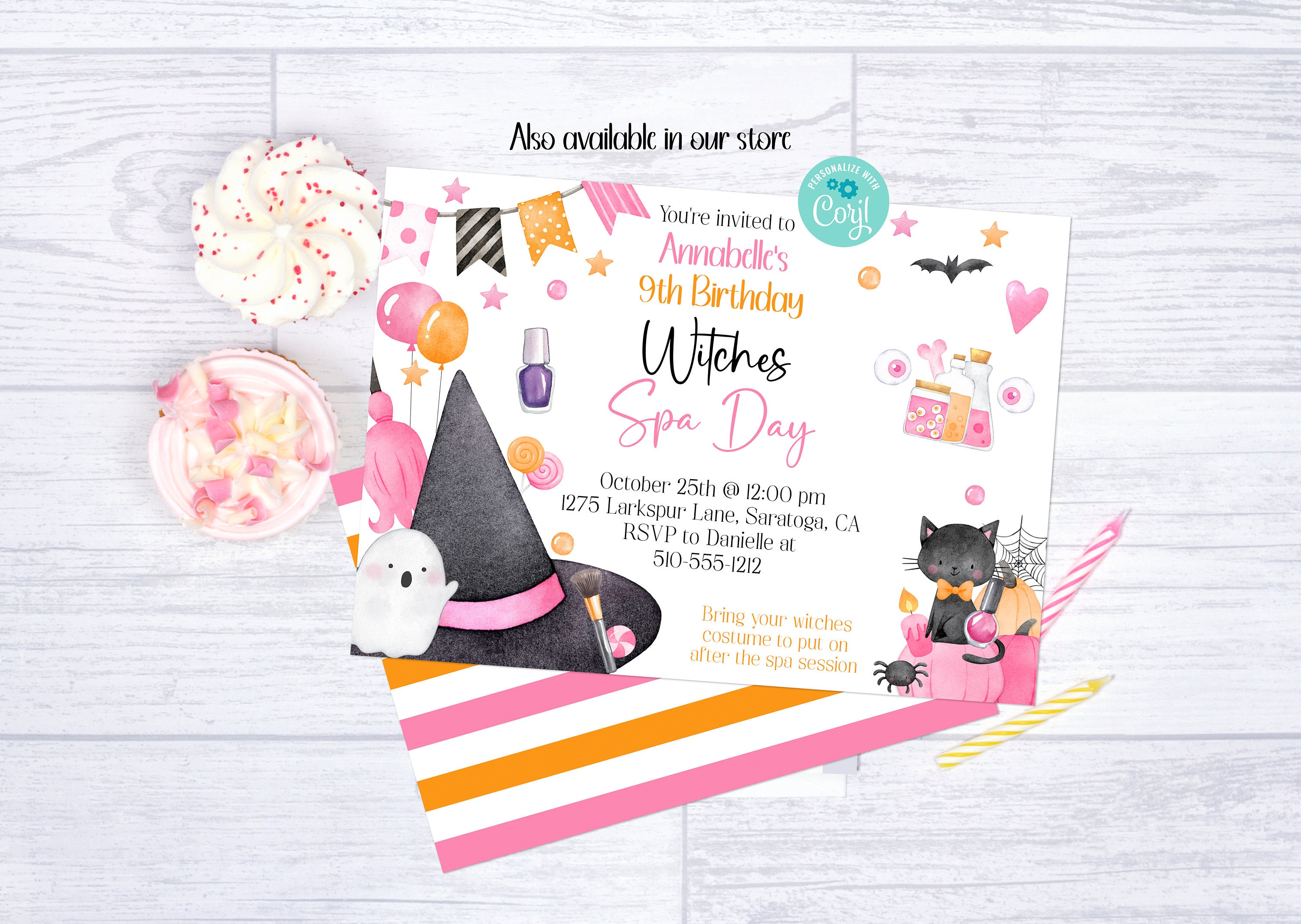 Spa Party Facials Sign Halloween Spa Birthday Party - Etsy