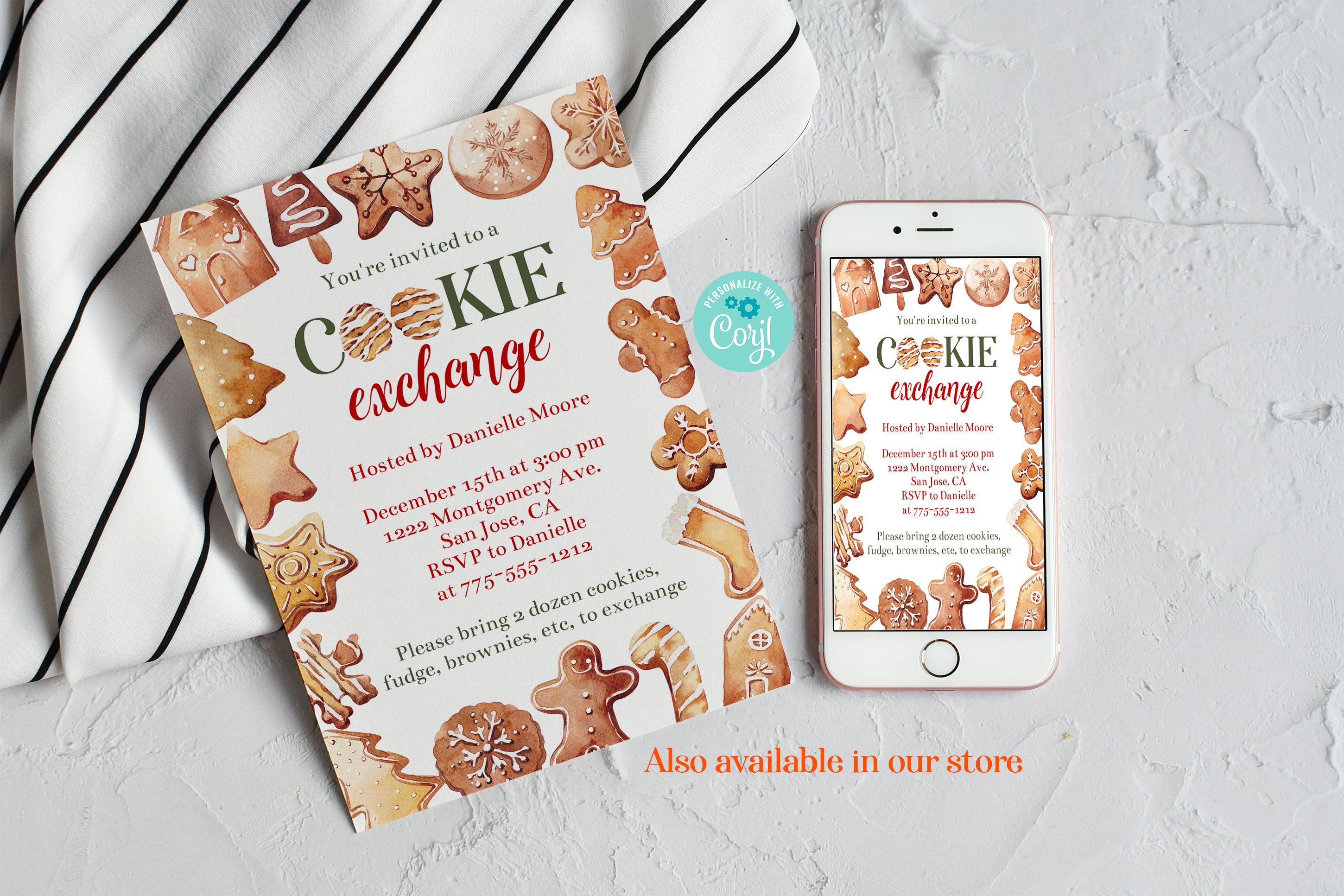 Cookie Table Sign Dessert Table Sign Christmas Birthday | Etsy