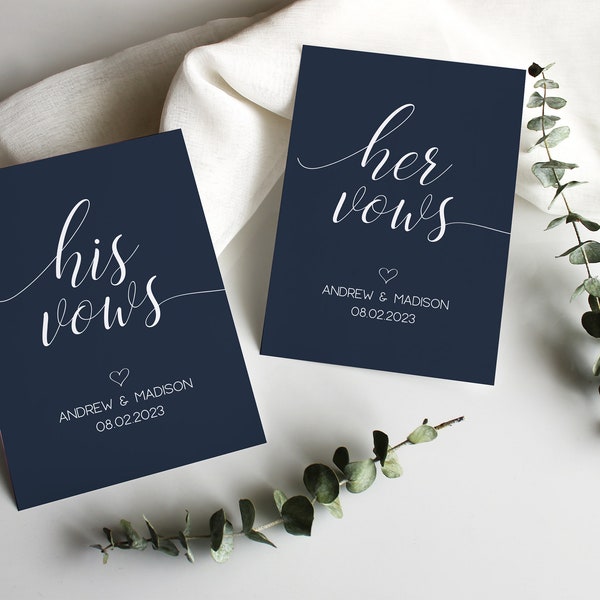 Wedding Vow Book - Etsy