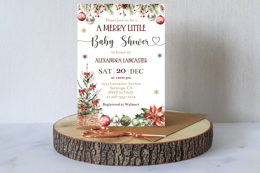 Plantilla editable de invitación para baby shower de una niña pequeña y ...