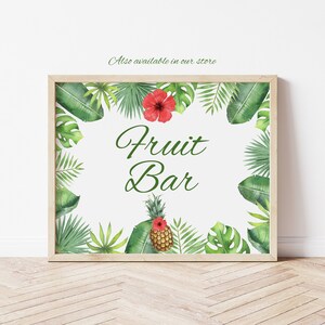 Printable Leis Sign, Luau Party, Luau Birthday, Luau Decorations ...
