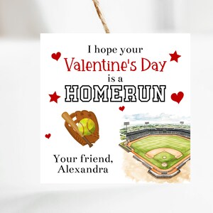 Editable Softball Valentines Cards Bundle Set Templates, Softball ...